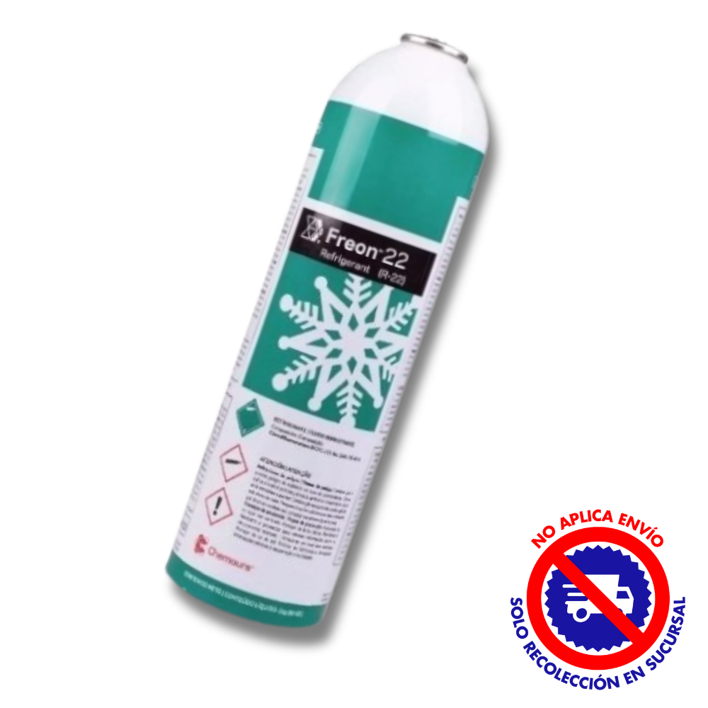 GAS REFRIGERANTE FREON R-22 LATA DE 1 KG – REACSA