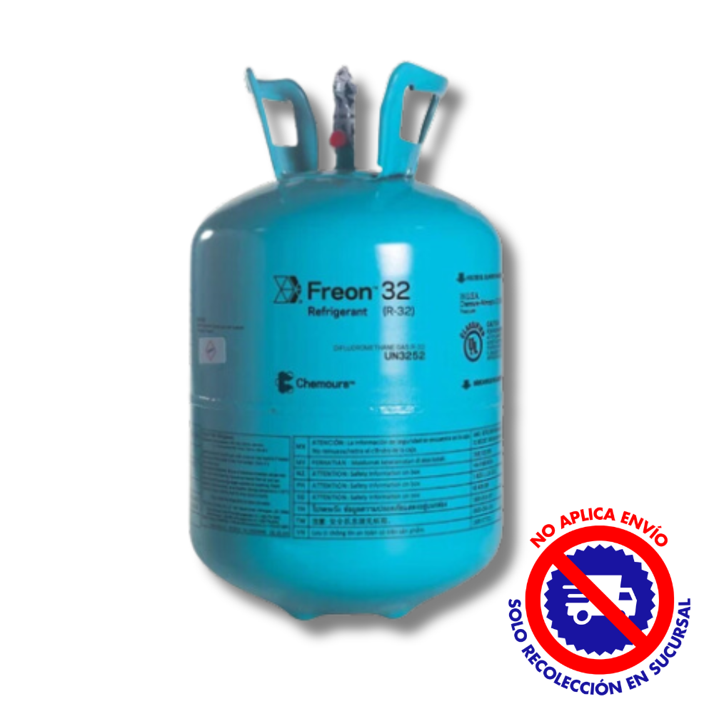 GAS REFRIGERANTE FREON R-32 9.5KG – REACSA