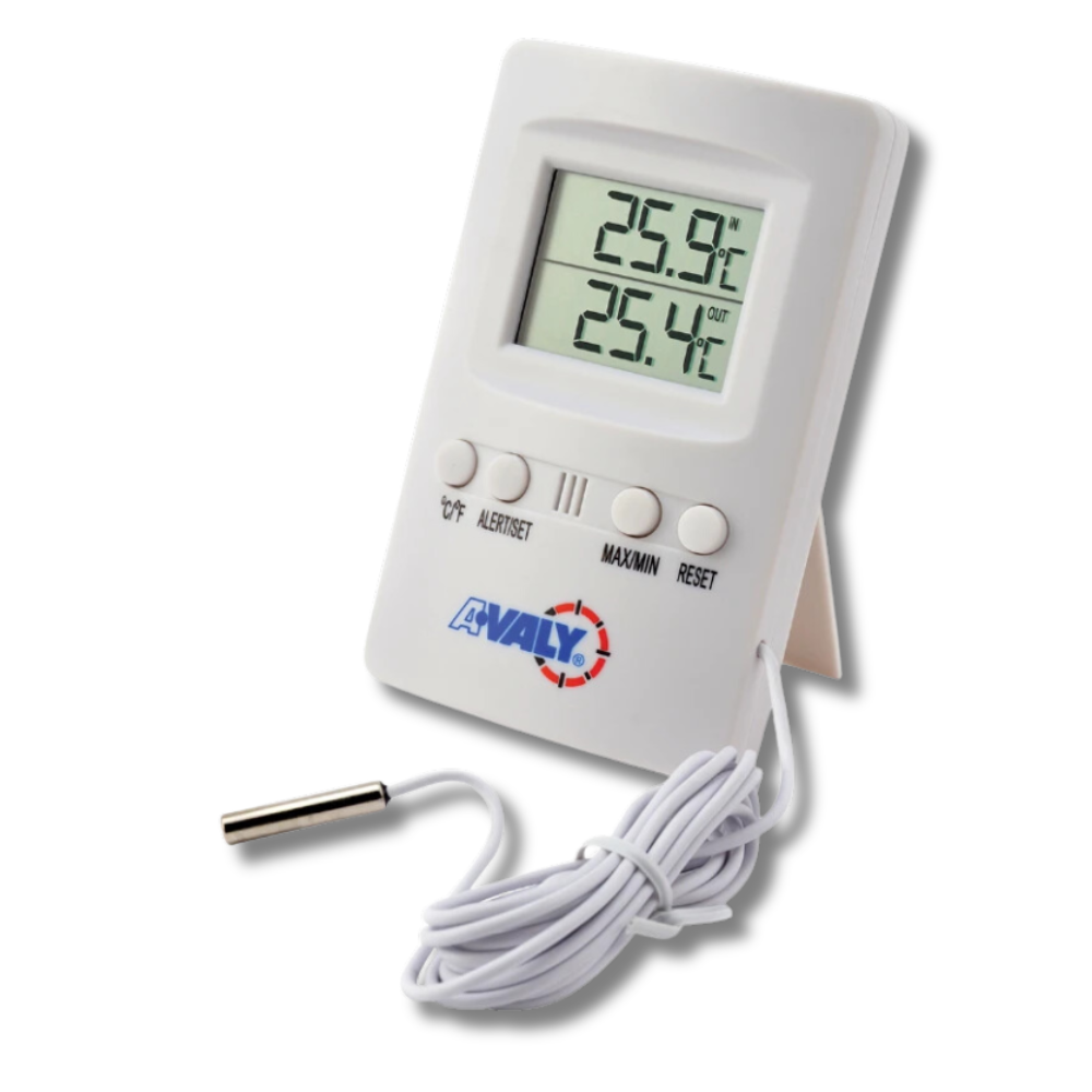 TERMÓMETRO ELECTRÓNICO DIGITAL DUAL INT/EXT 50°+70°C AVALY – REACSA