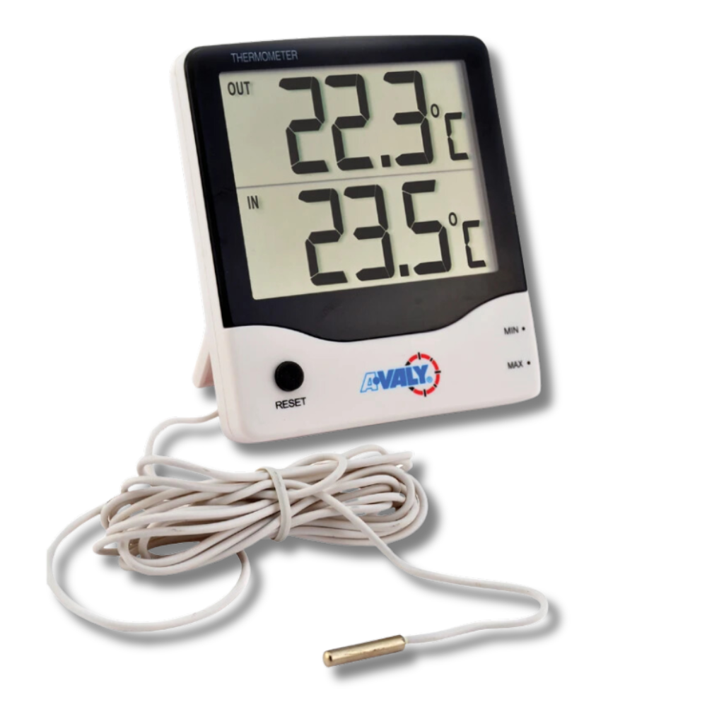 TERMÓMETRO DIGITAL COMERCIAL INT/EXT 50 a 70ºC AVALY – REACSA